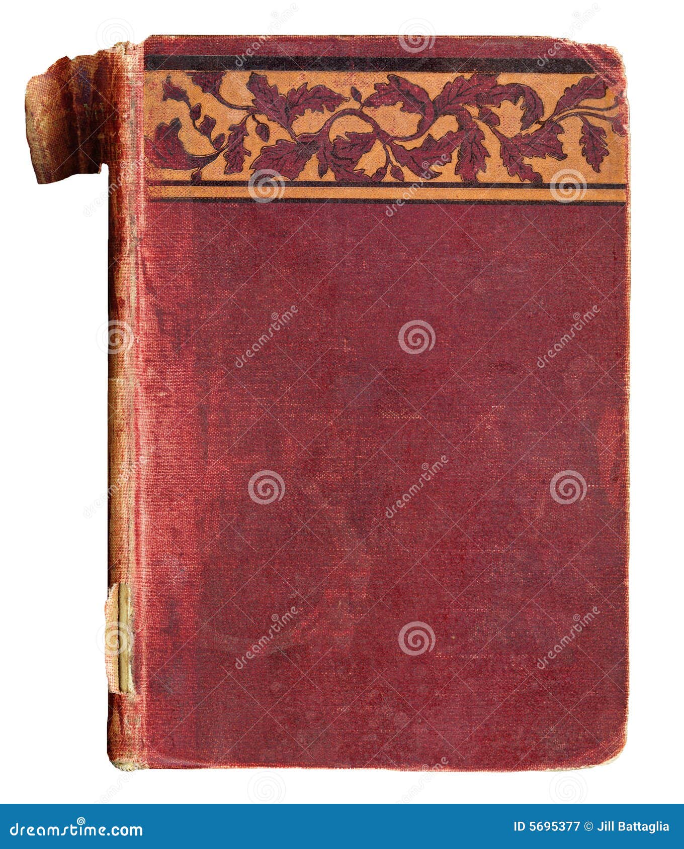 Vintage Book Cover with Decorative Trim Stock Image - Image of vintage ...
