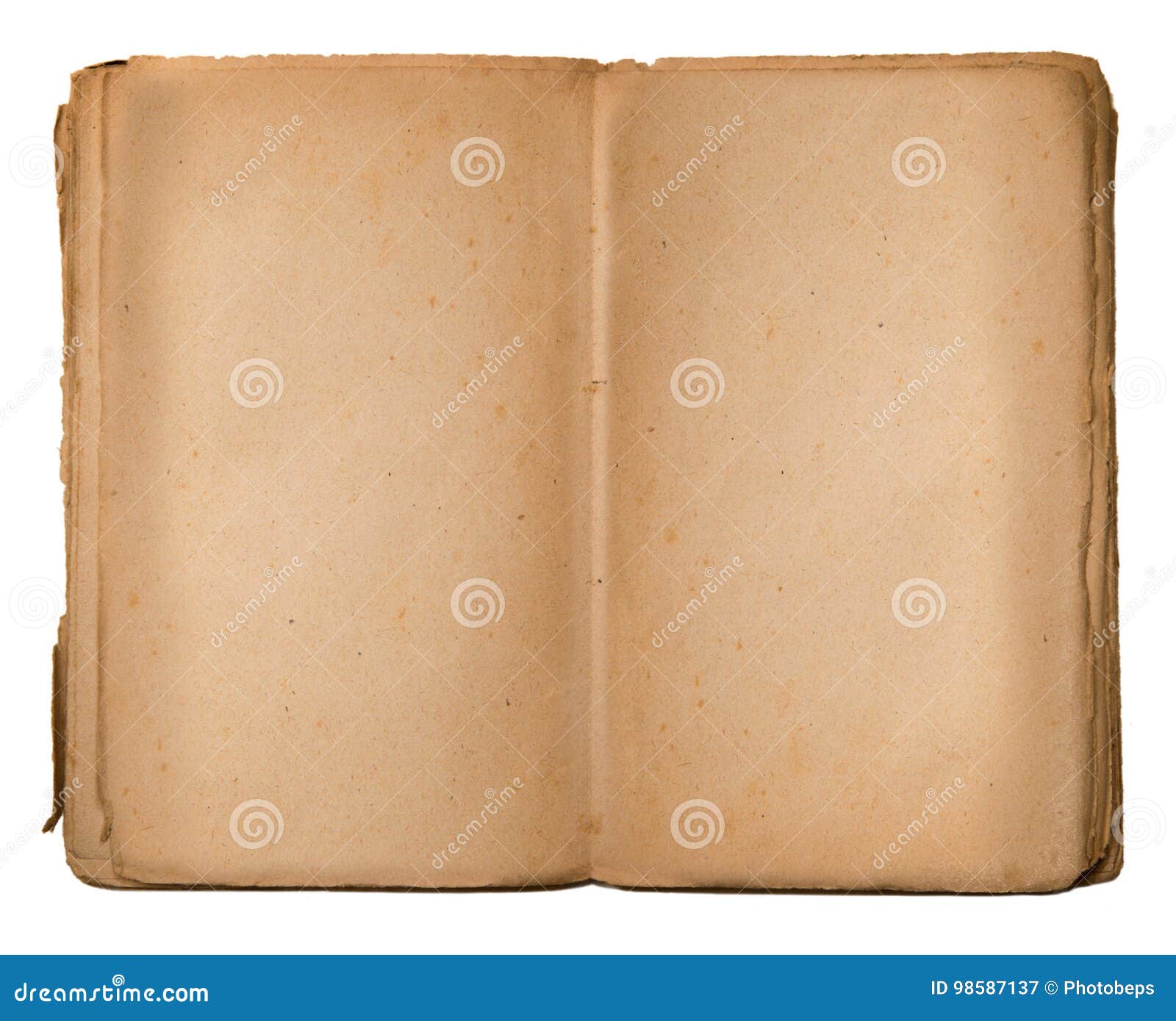 Vintage Book with Empty Space To Write Stock Image - Image of page ...
