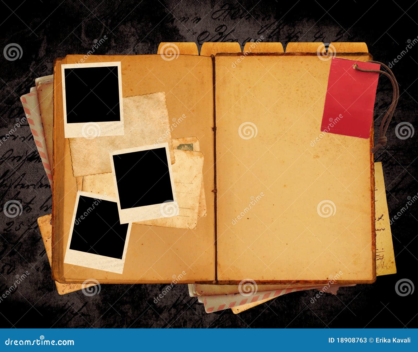 Vintage Book Website Layout Stock Illustration - Illustration of ...