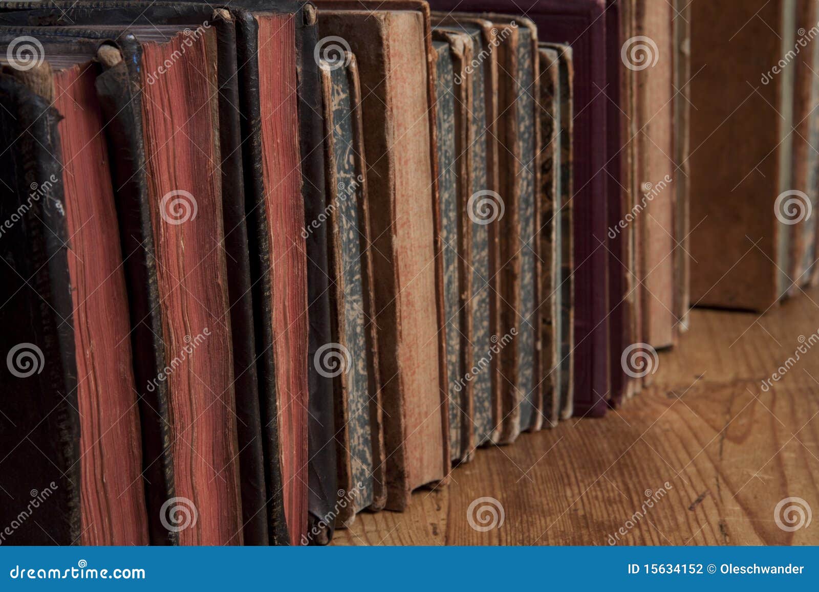 Vintage books in a row stock photo. Image of grungy, ancient - 15634152