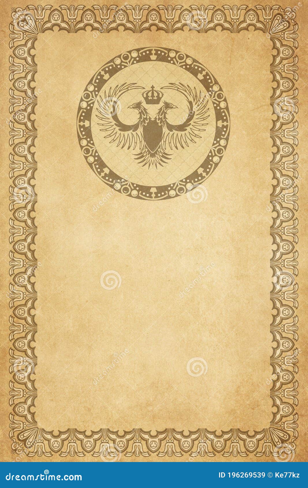 Vintage border or frame stock illustration. Illustration of sign ...