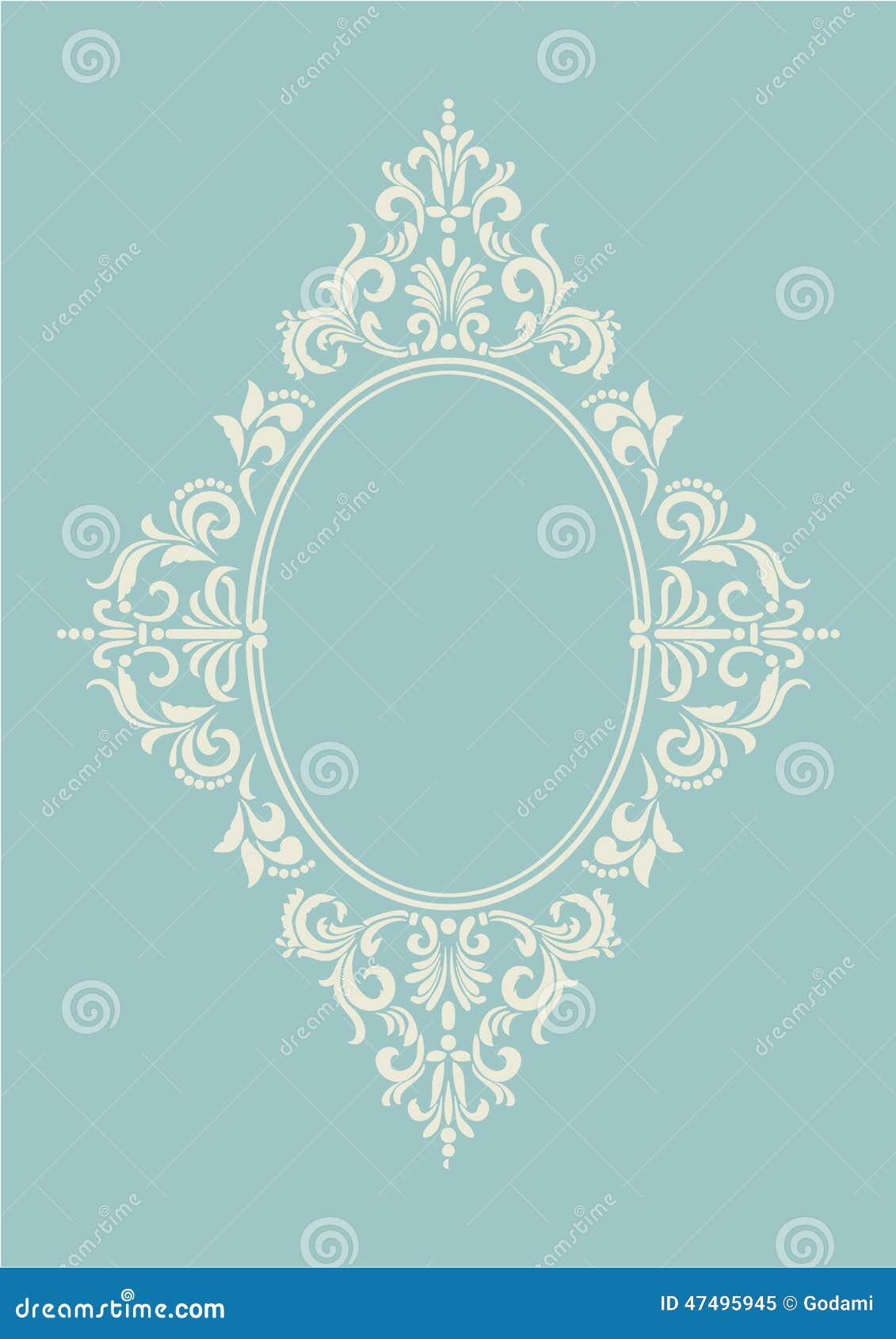 Vintage border frame stock vector. Illustration of frame - 47495945
