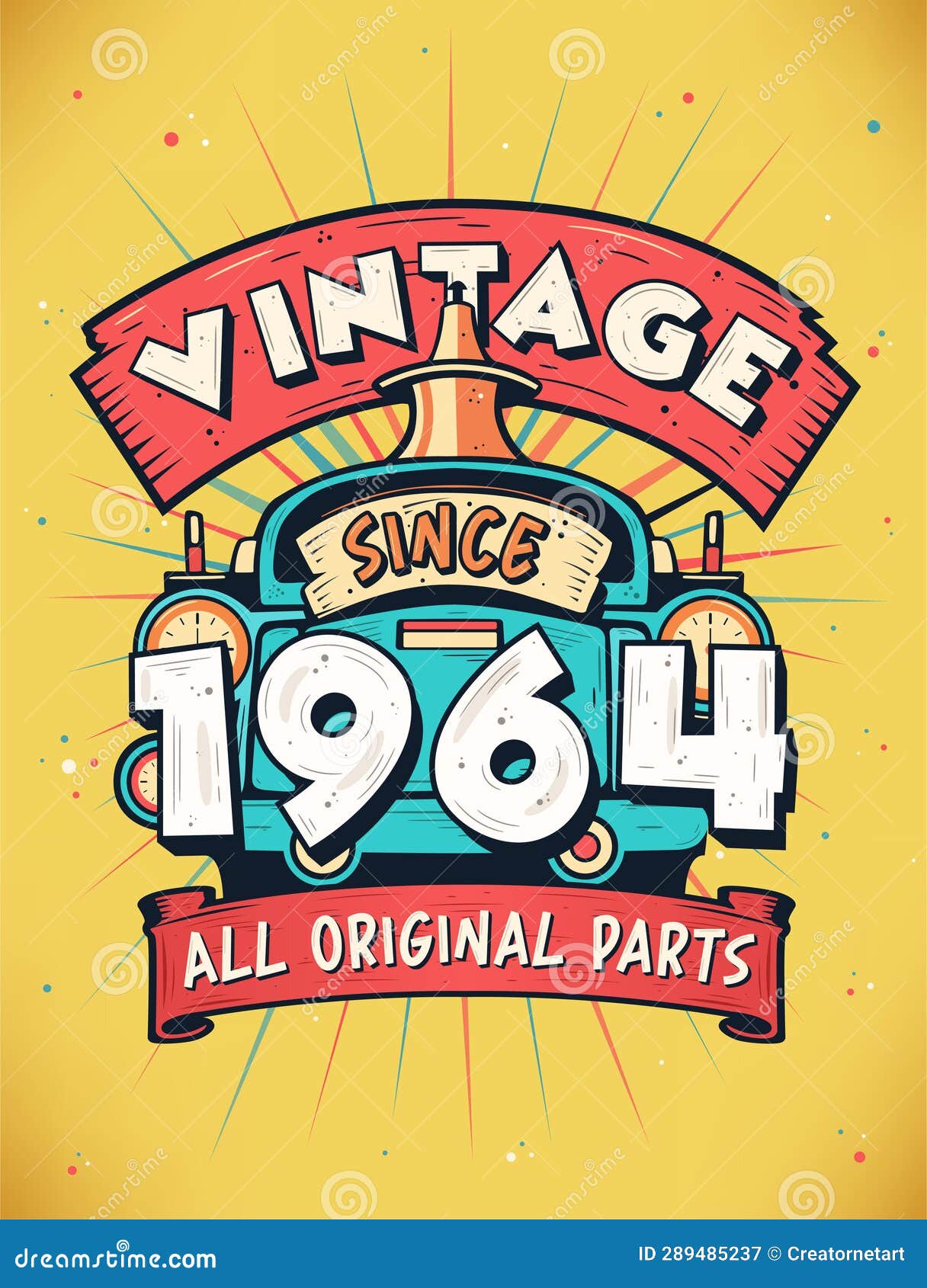 Original 1964. Birthday Celebration For Those Born In The Year 1964 ...