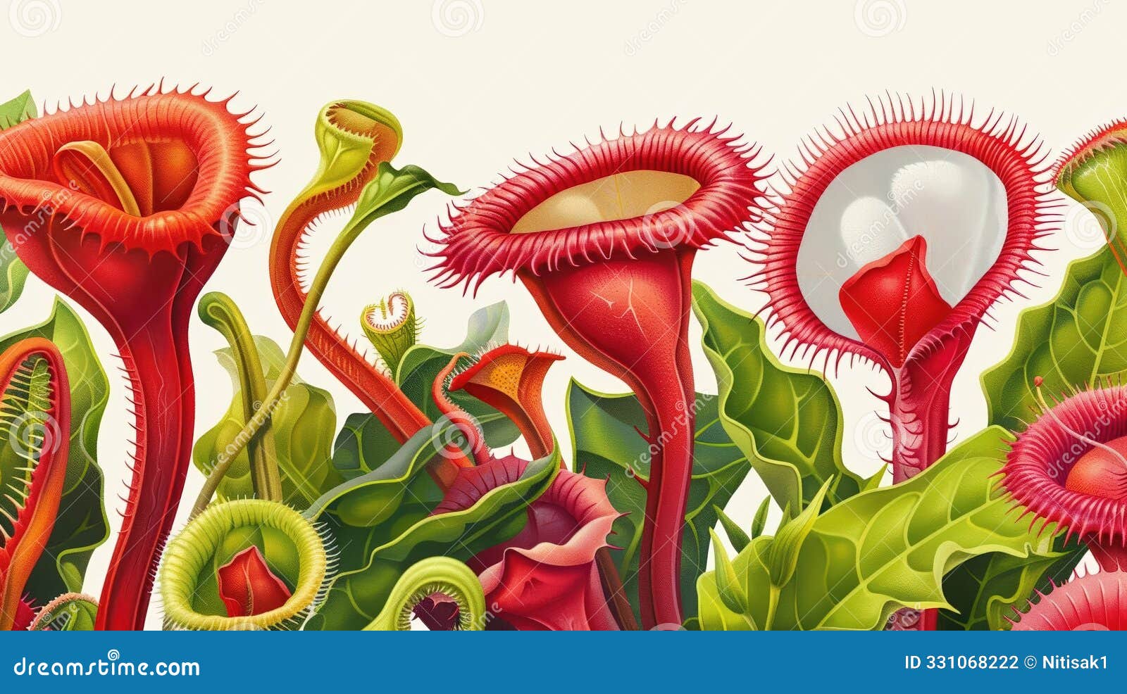 Sundew Vintage Illustration | CartoonDealer.com #163340738