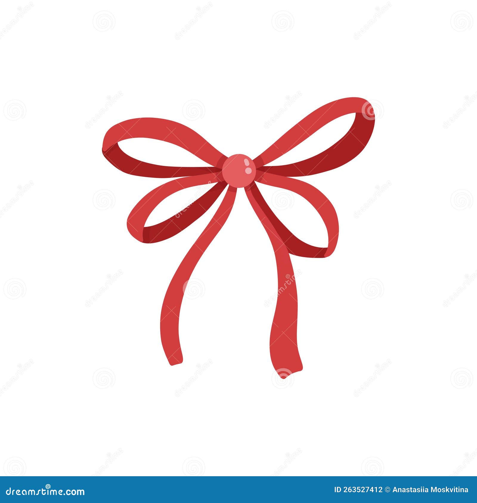 Vintage Bow. Freehand Drawing for Your Design Stock Vector ...