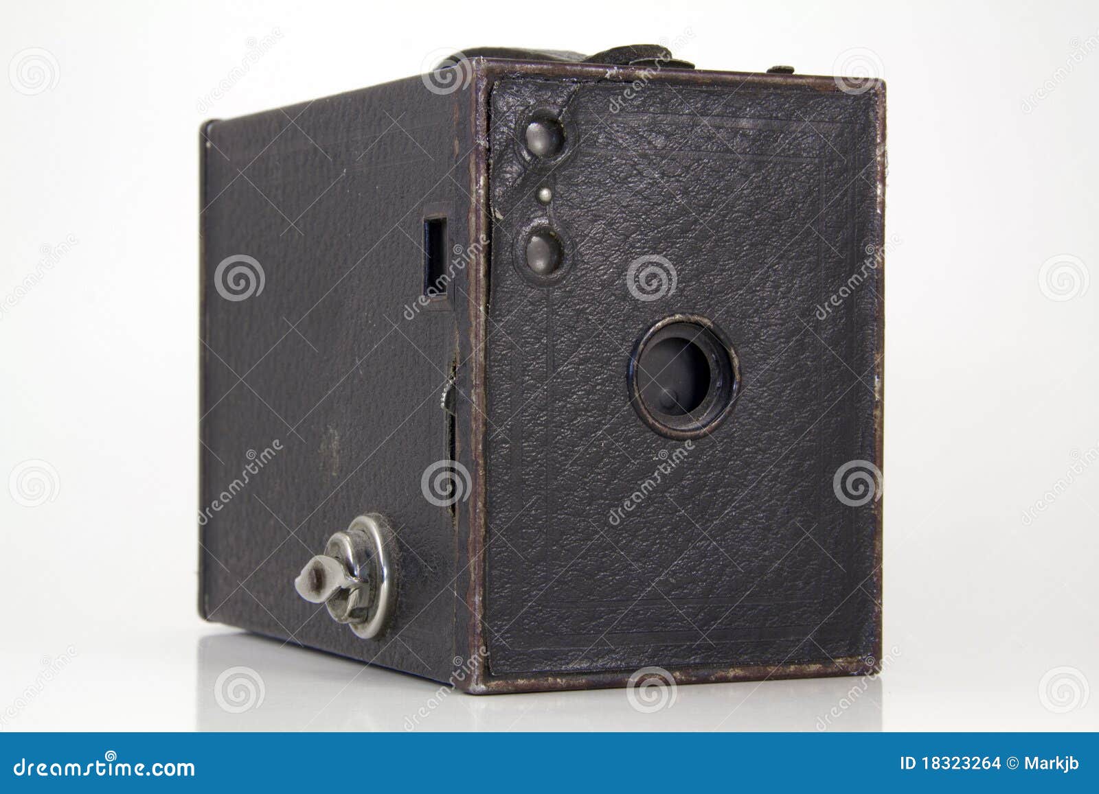 Vintage Box Camera stock photo. Image of film, leather - 18323264