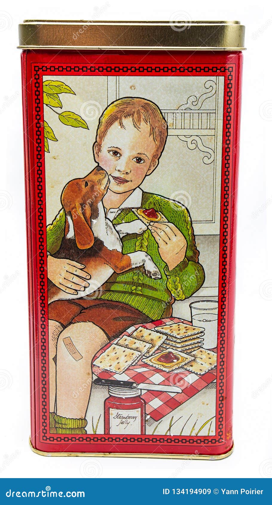 Vintage box of cracker editorial stock image. Image of food - 134194909