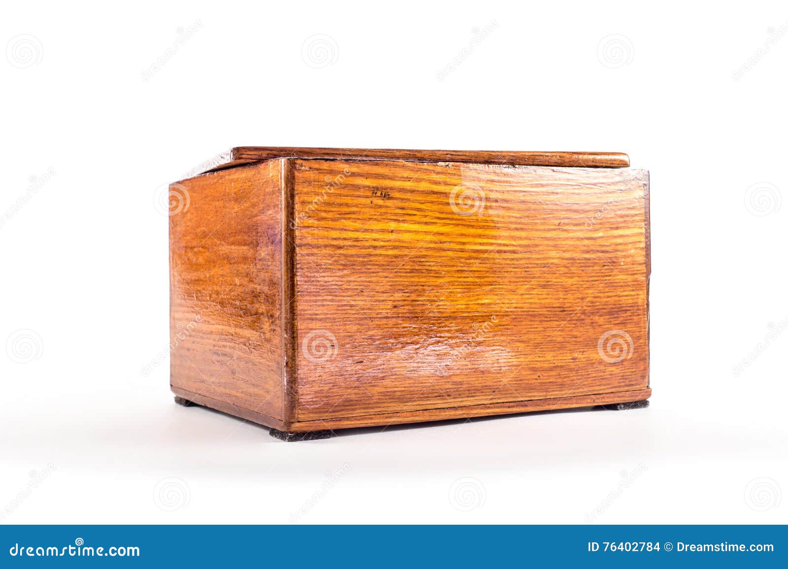 Vintage Box of My Grandmother Made before the War Stock Photo - Image ...