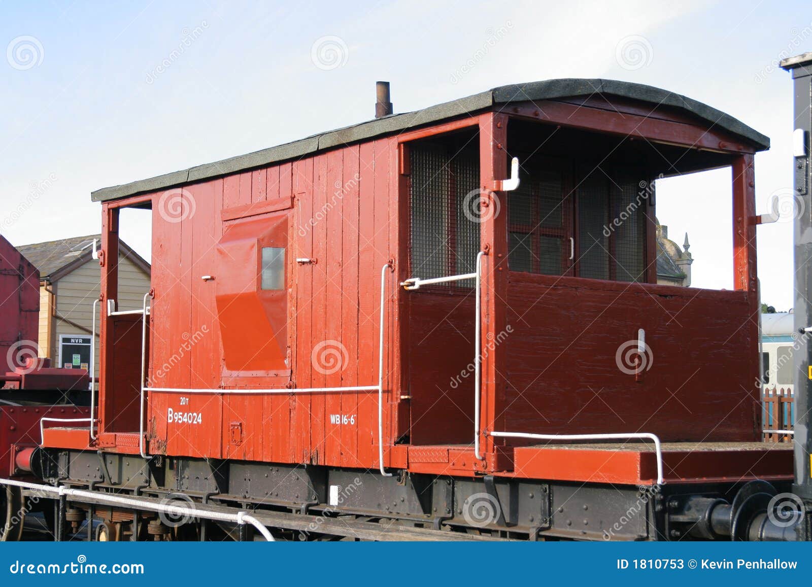 Vintage Brake Van stock image. Image of britain, preservation - 1810753