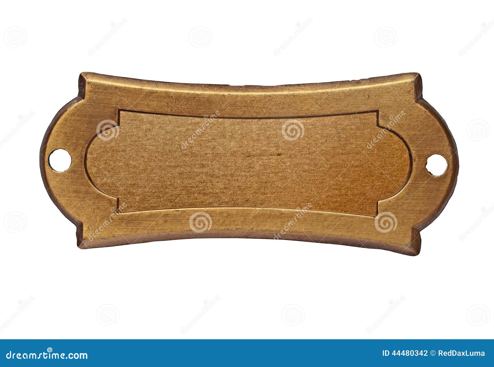 Fancy Gold Name Plate
