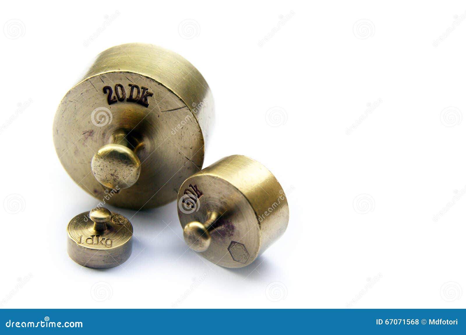 Vintage Brass Scale Weights Stock Photo - Image of home, gramme: 67071568