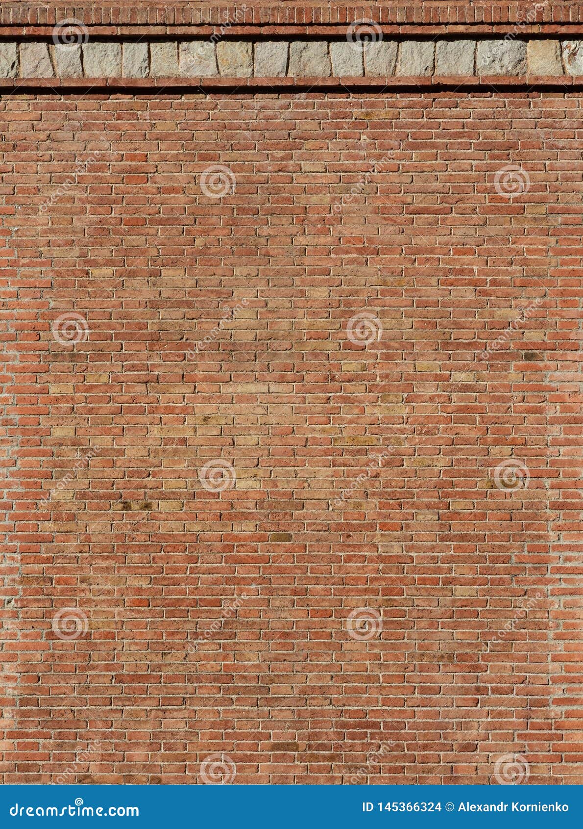 Vintage brick wall stock photo. Image of wall, aged - 145366324
