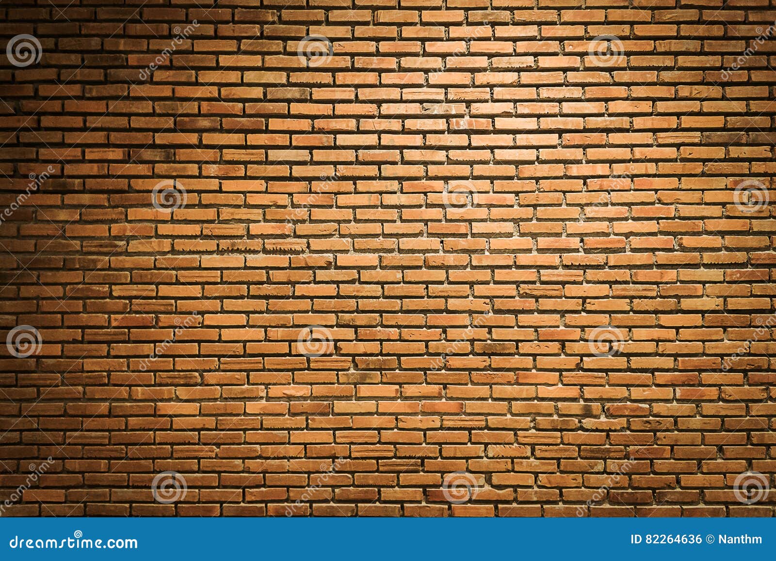 Vintage brick wall stock photo. Image of obsolete, effect - 82264636