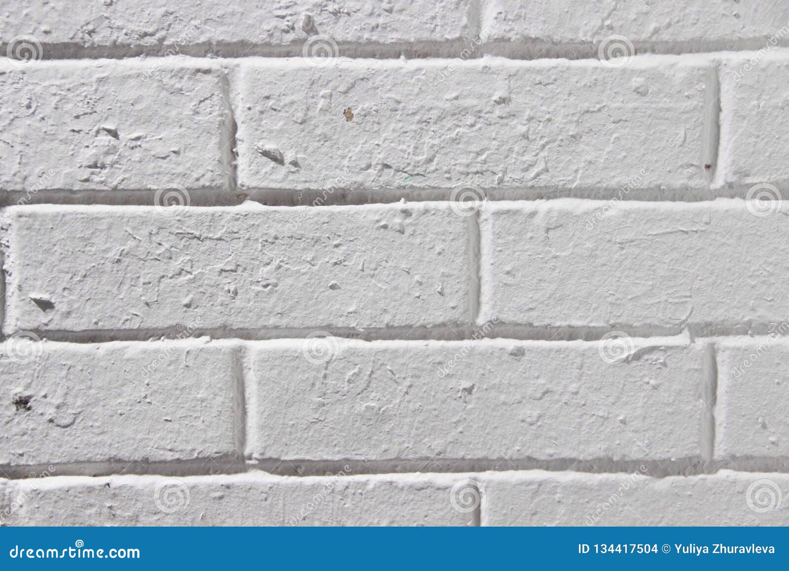 Vintage Brick Wall with White Plaster Square Texture or Background ...