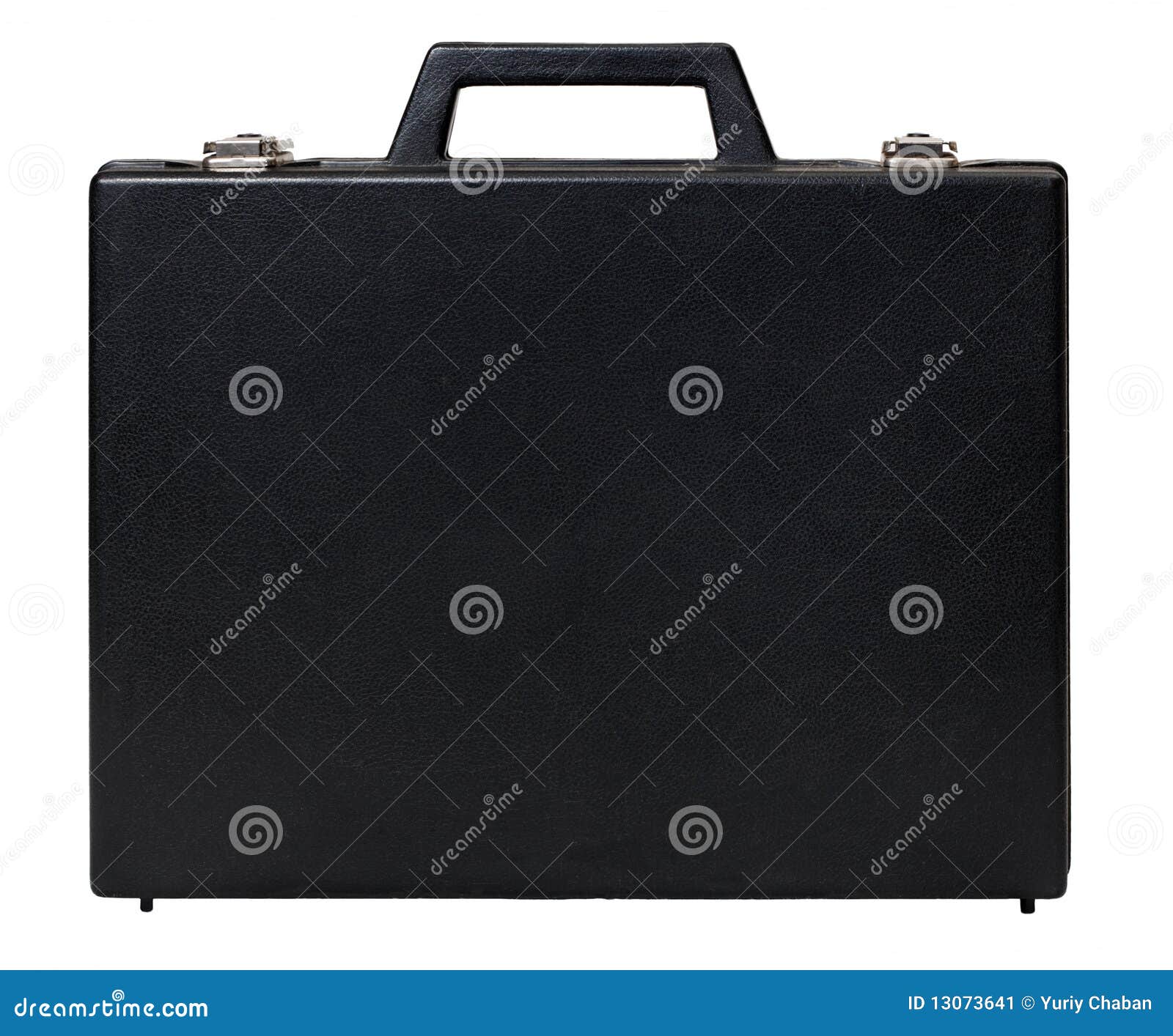 Vintage briefcase stock image. Image of blank, lock, isolated - 13073641