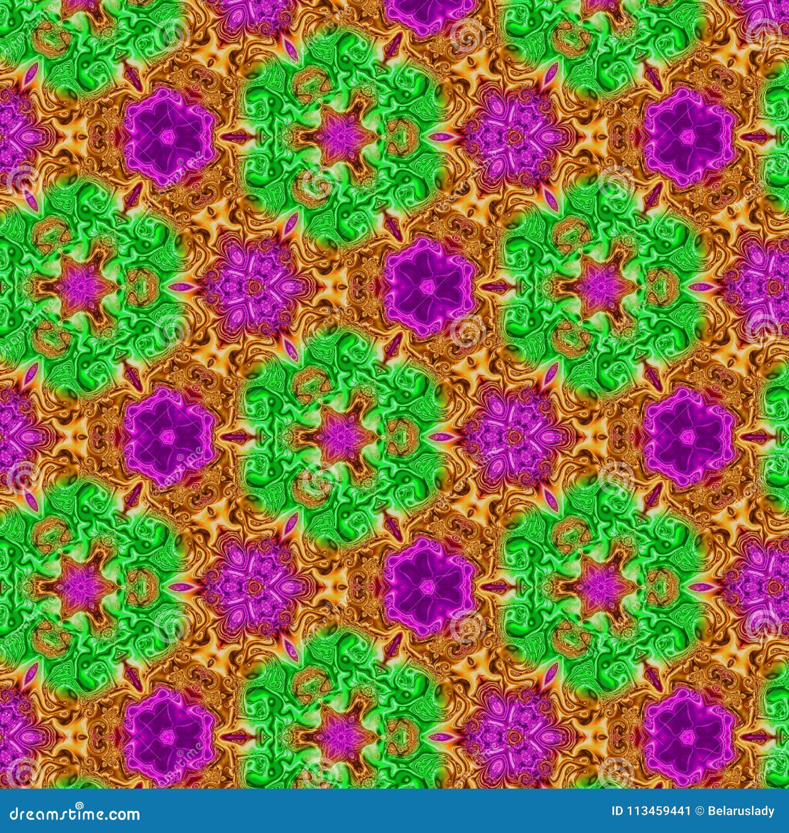 Vintage Bright Blue Pattern for Background Design Stock Illustration ...