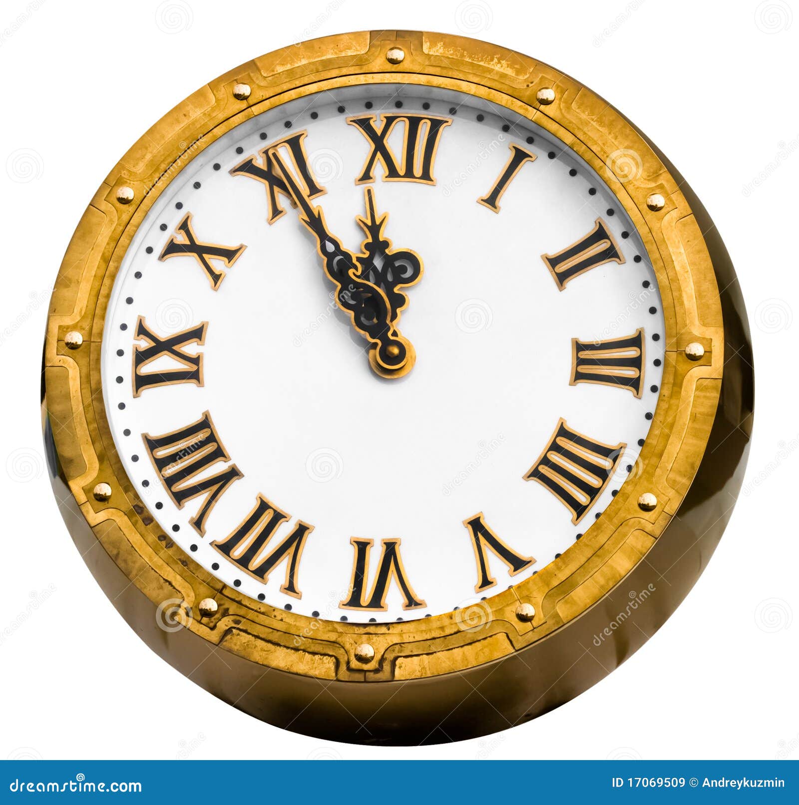 Antique Clock Face Midnight