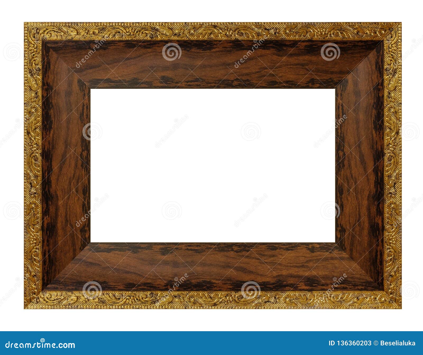 Vintage brown frame stock image. Image of framed, interior - 136360203