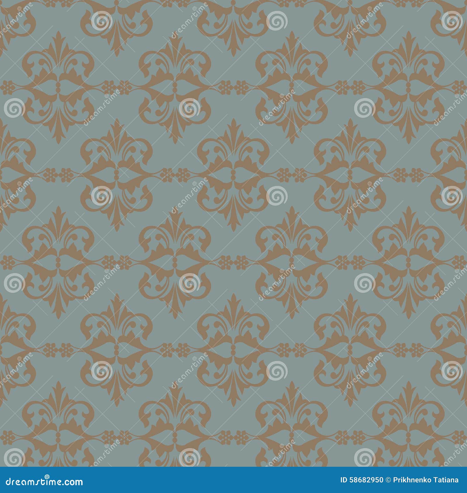 Vintage brown pattern stock vector. Illustration of decor - 58682950