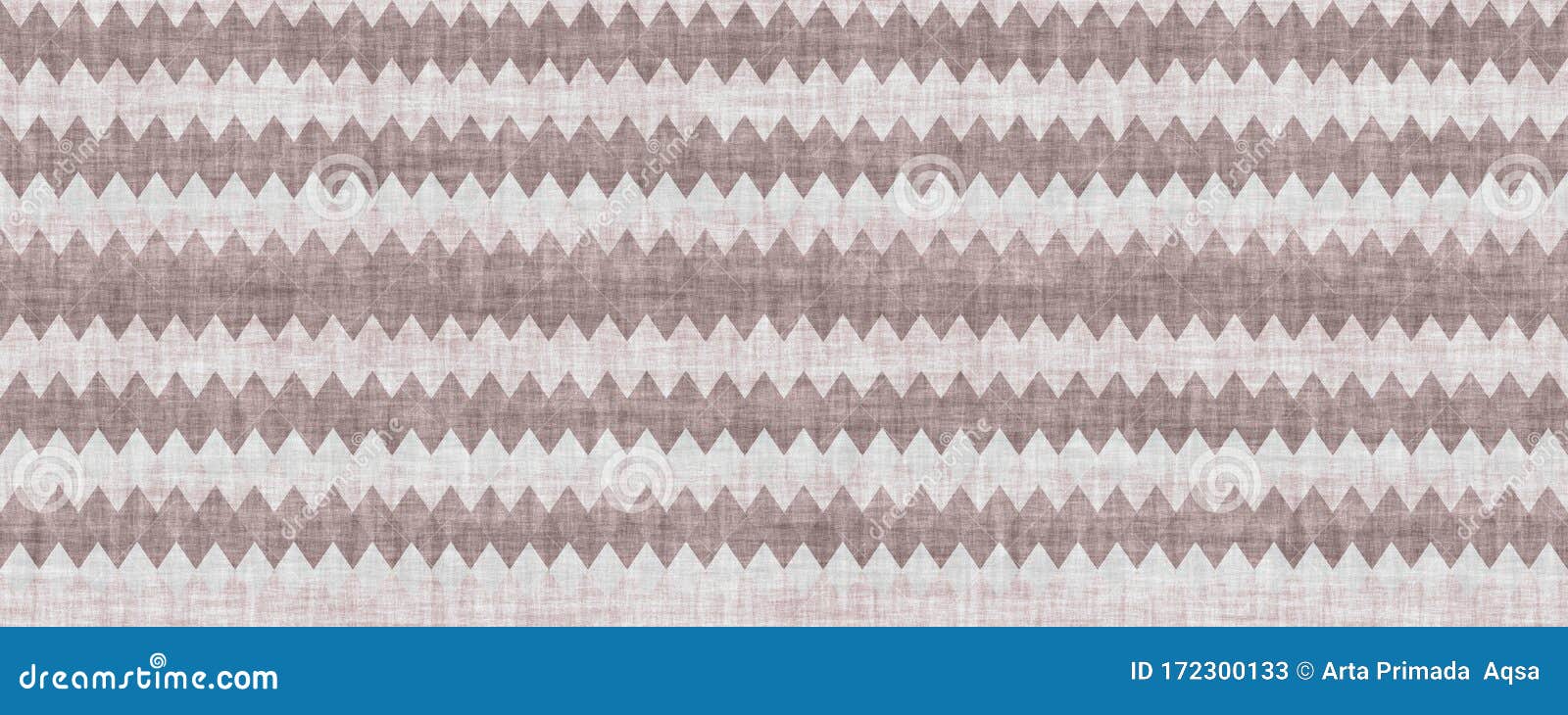 Seamless Vintage Brown Zigzag Fabric Pattern Background Stock ...