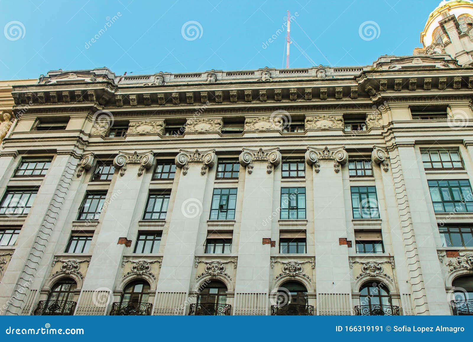 Vintage House Exterior Traditional Residential Italian Stock Image ...