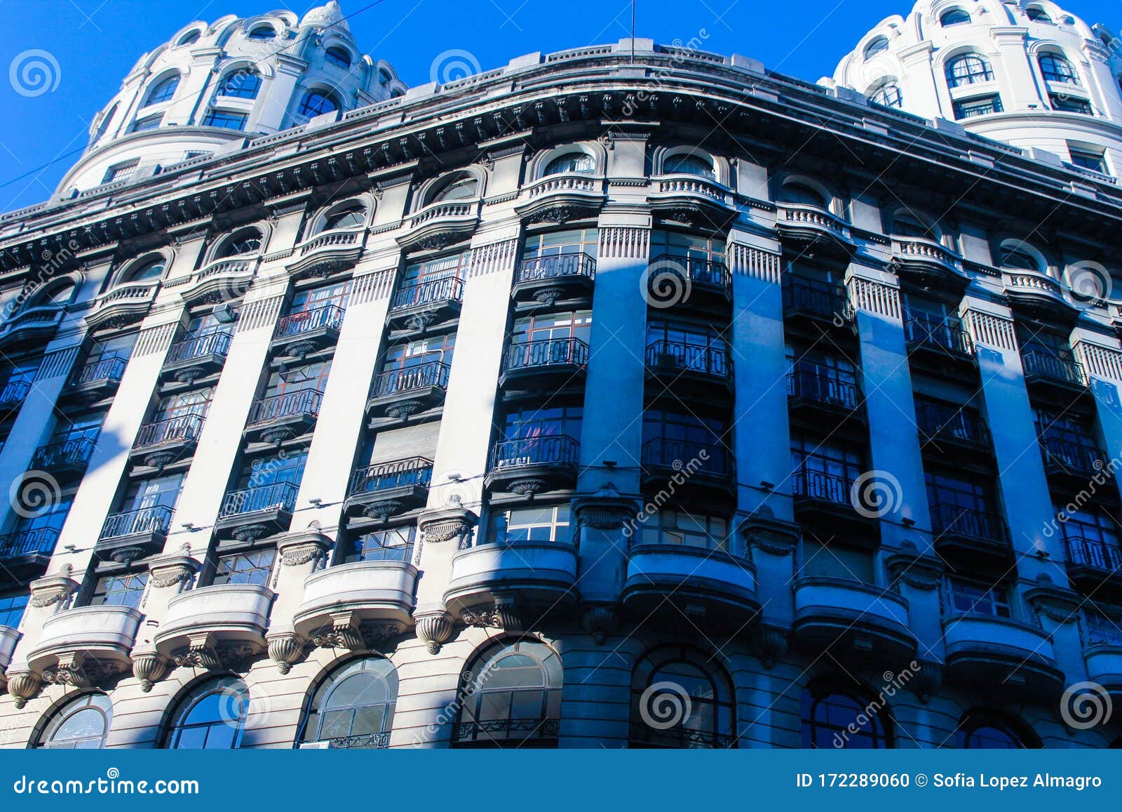 Vintage Building Architecture Windows Outside Design Stock Photo ...