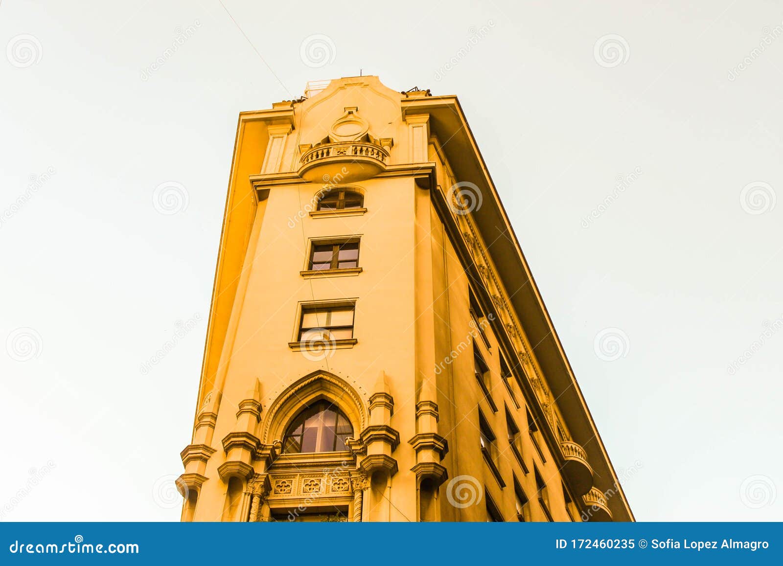 Vintage Building Architecture Illustration Icon Urban Stock Image ...
