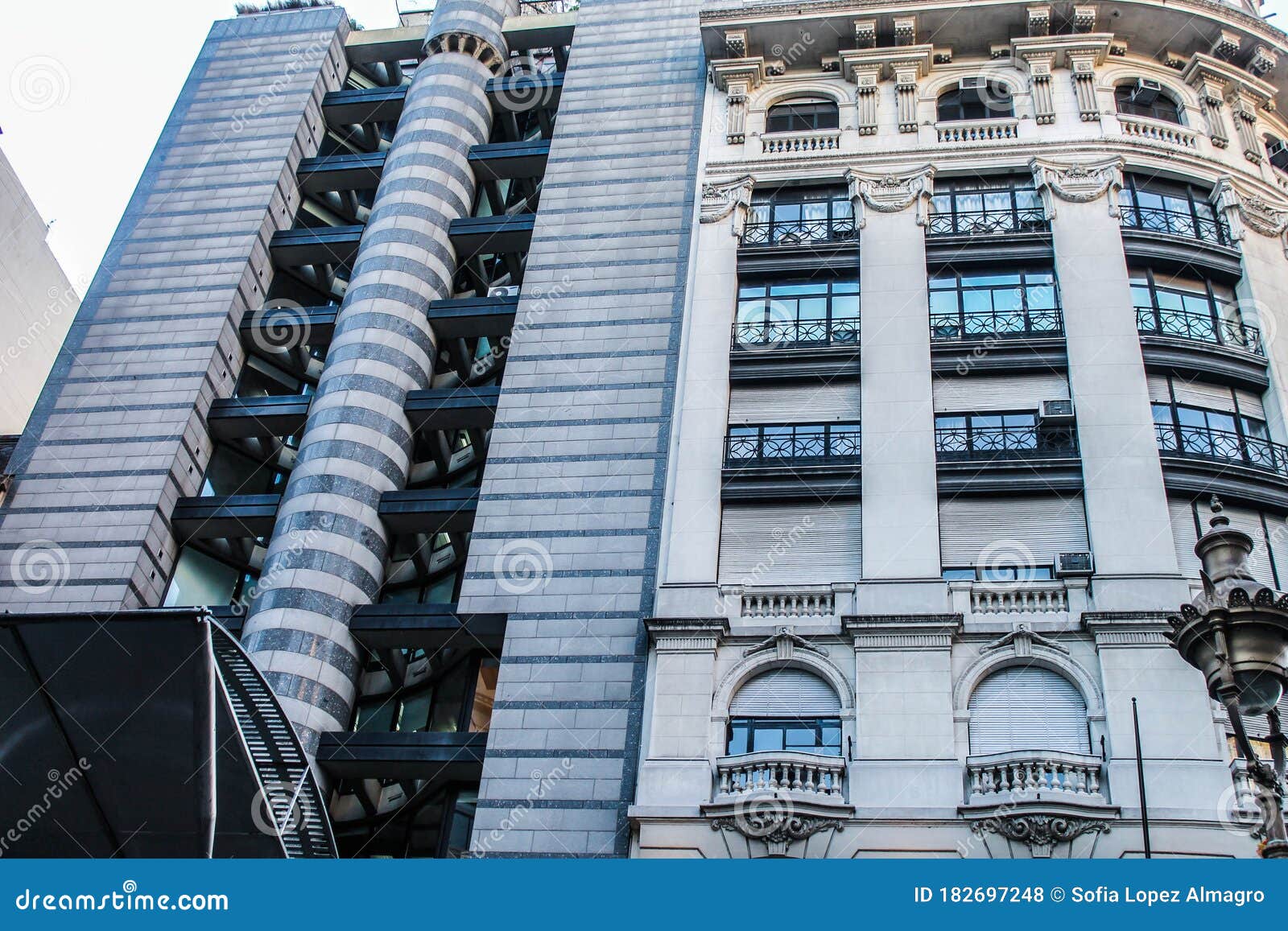 Vintage Building Architecture Studio Urban Exterior Editorial Stock ...