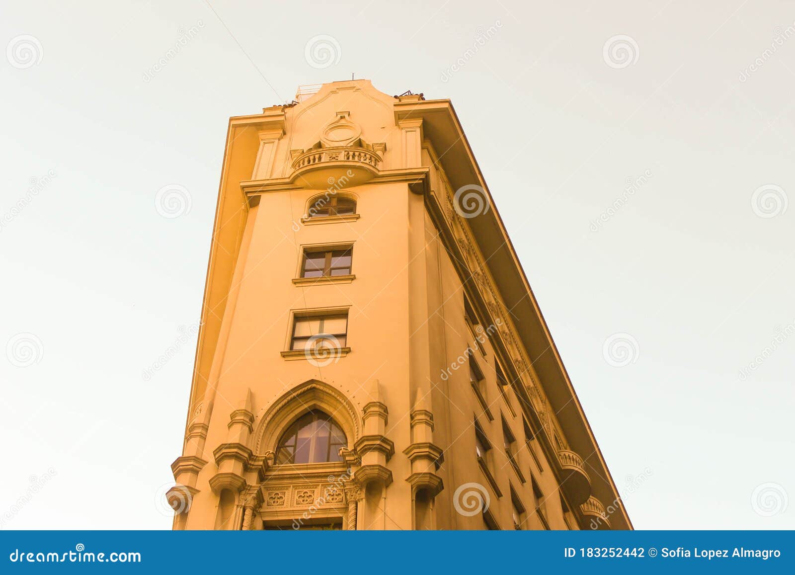 Vintage Building Architecture City Detail Exterior Stock Photo - Image ...