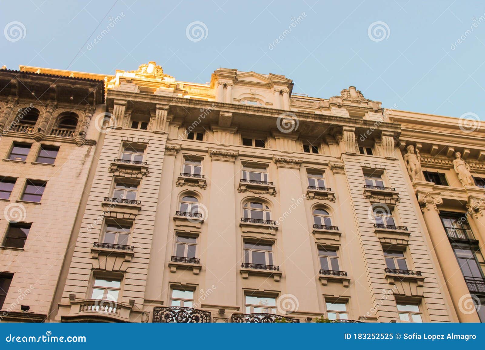 Vintage Building Architecture Exterior Street Studio Stock Image ...
