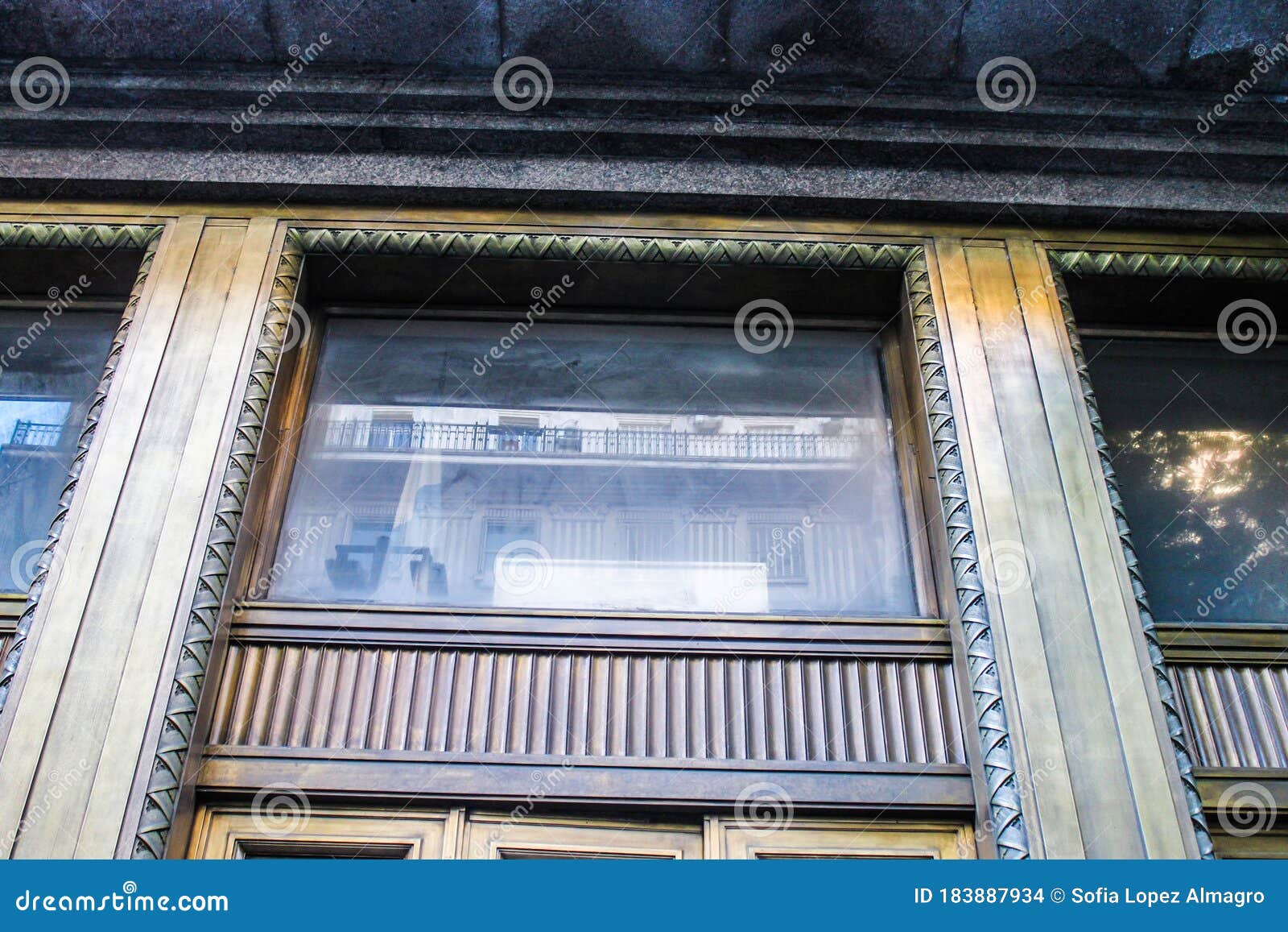 Vintage Building Architecture Retro Style Exterior Sign Stock Photo ...