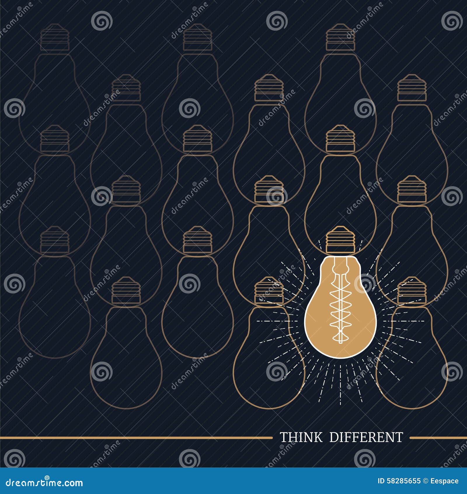 Think Big, Think Different, Think Positive, Vector | CartoonDealer.com ...