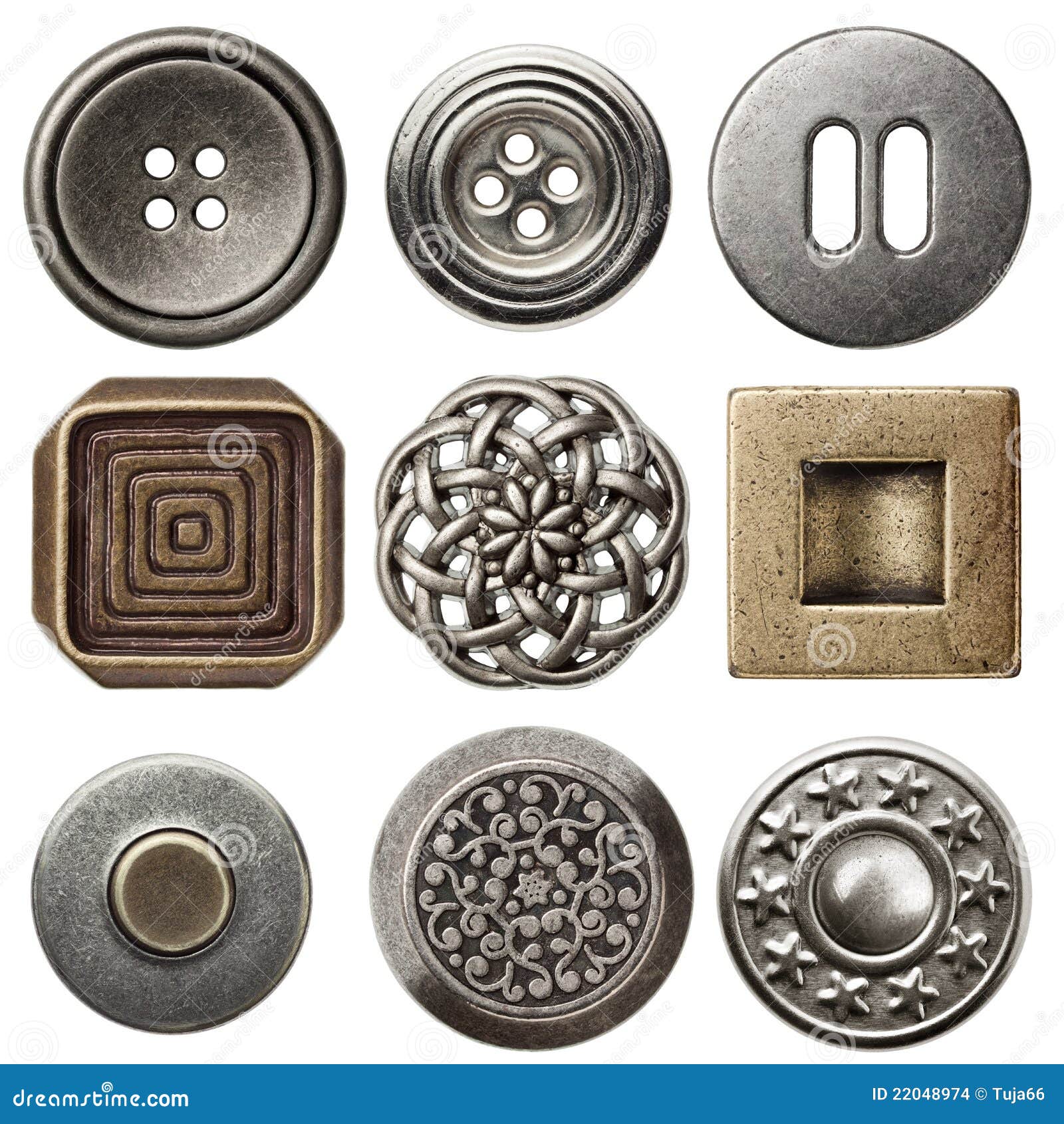Vintage buttons stock photo. Image of closeup, cutout - 22048974