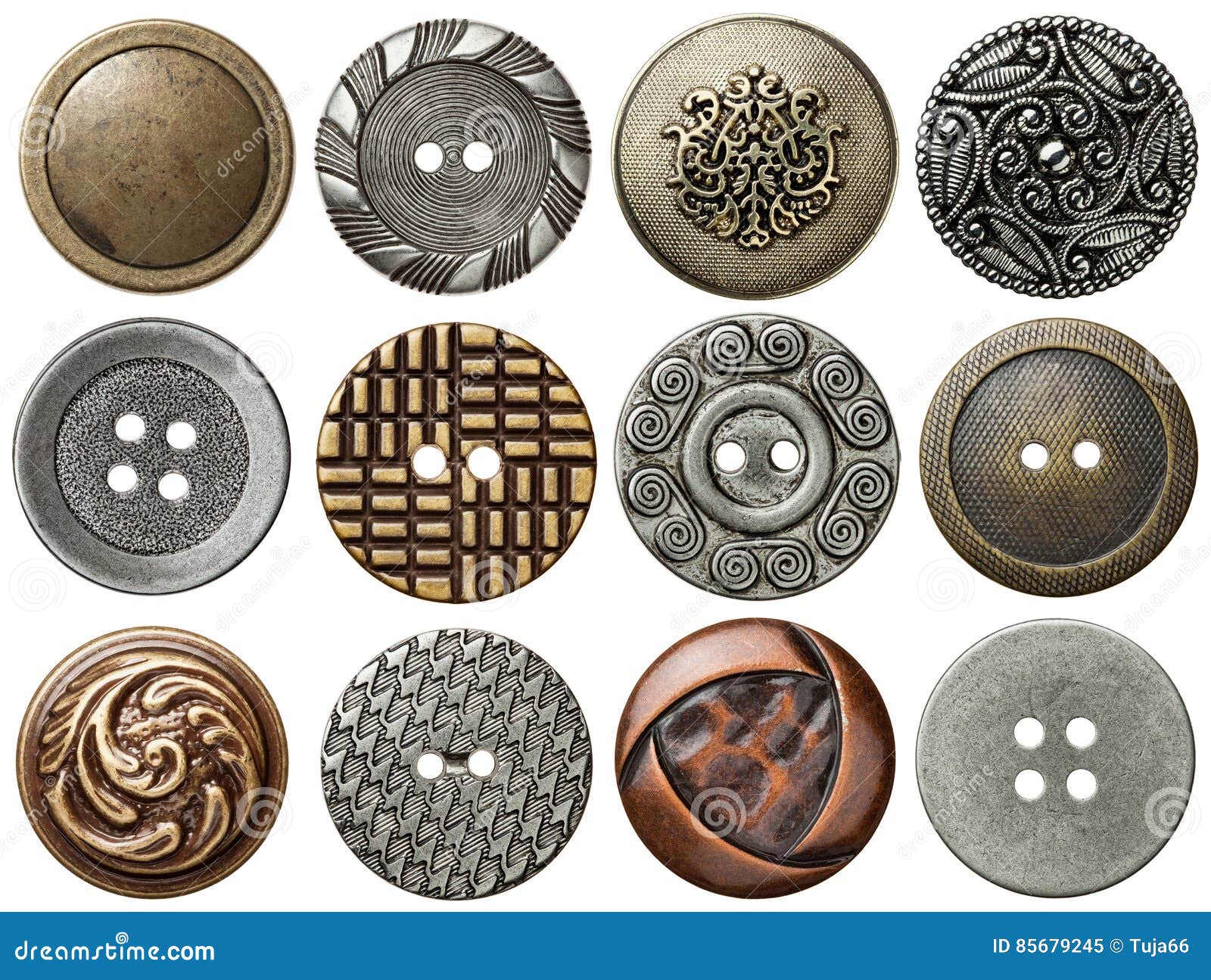Vintage buttons stock image. Image of isolated, accessory - 85679245