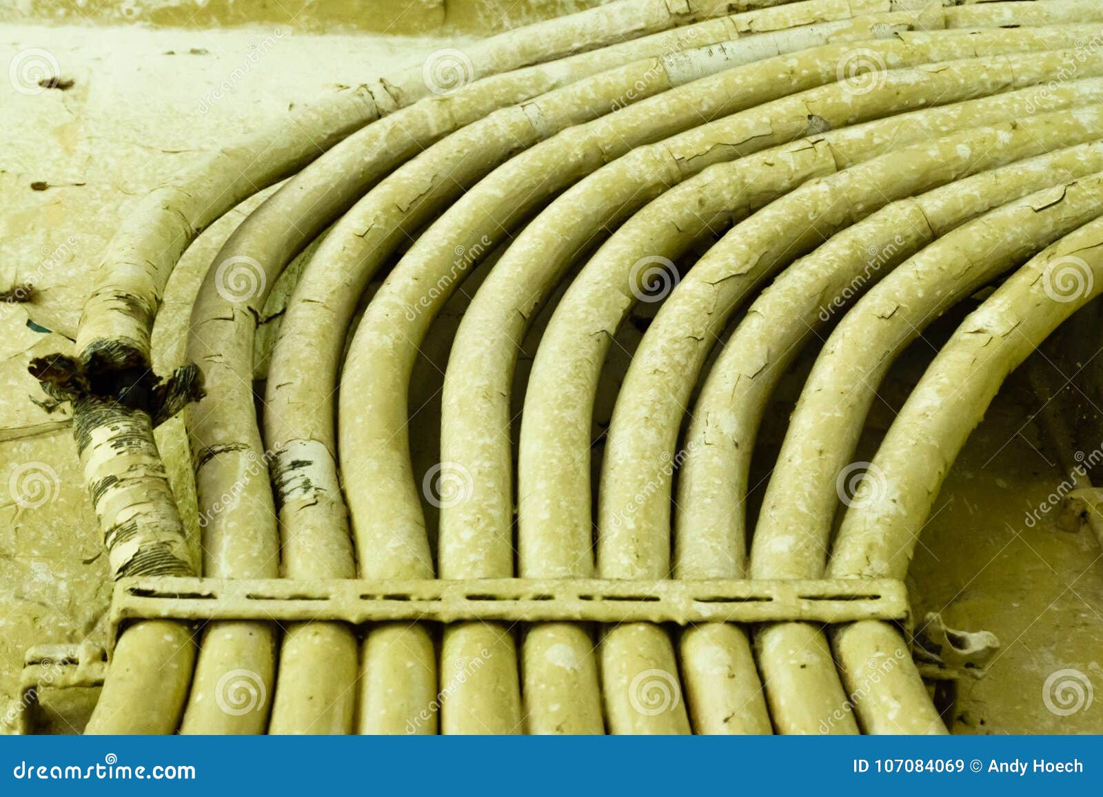 Vintage cable bunch stock image. Image of electrical - 107084069