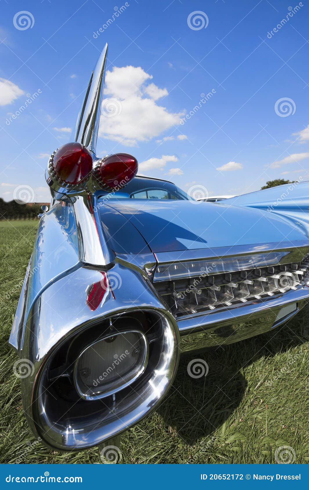 Vintage cadillac tail stock photo. Image of beautiful - 20652172