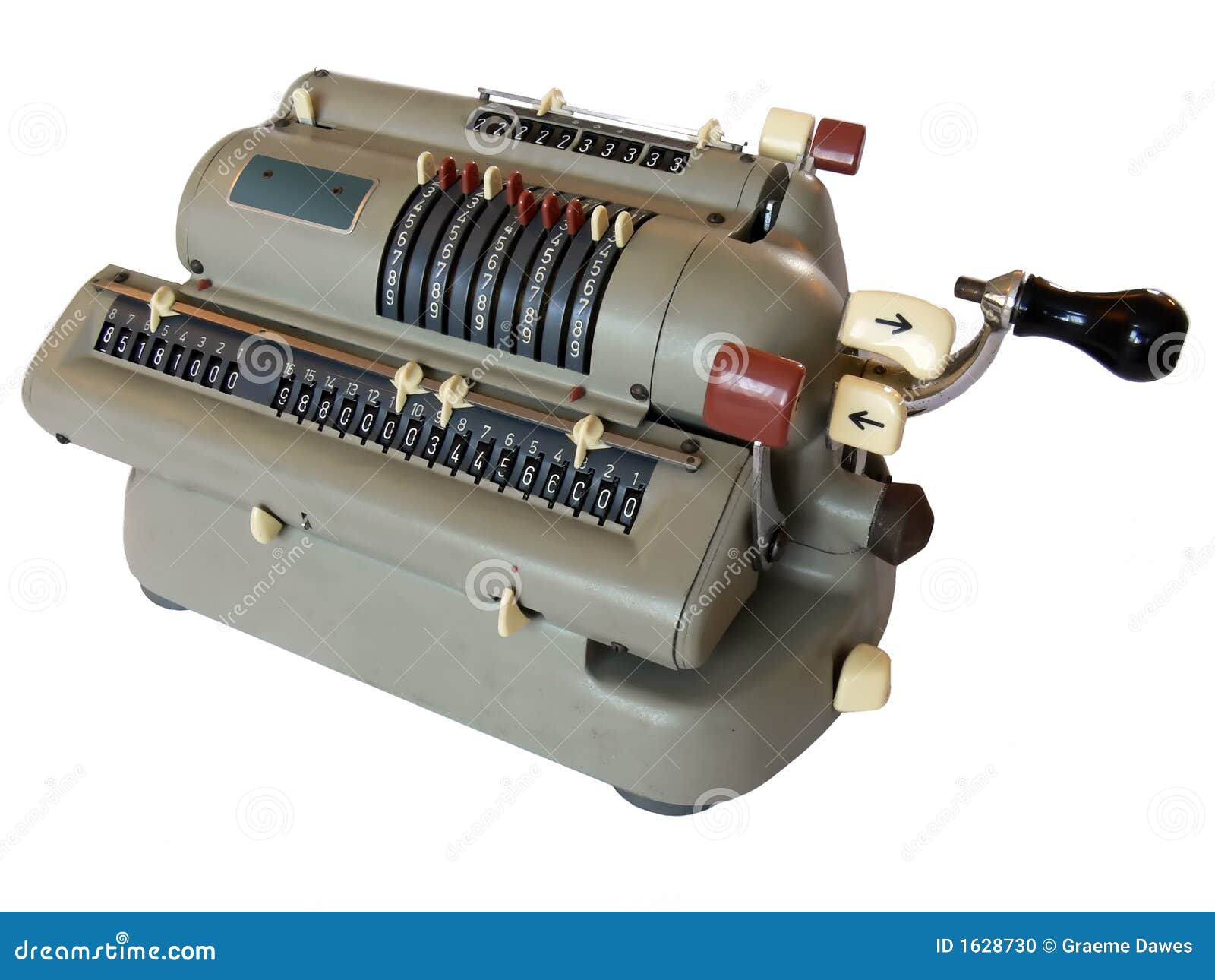 Vintage calculator 4 stock photo. Image of russet, antique - 1628730