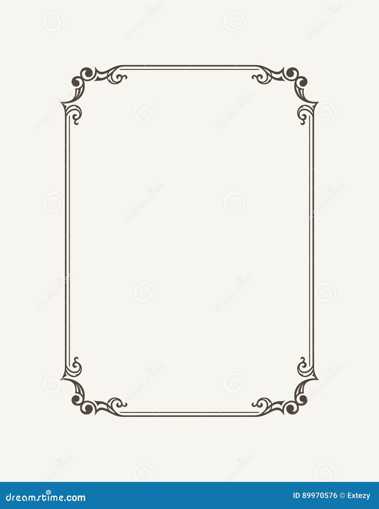 Vintage Invitation Border