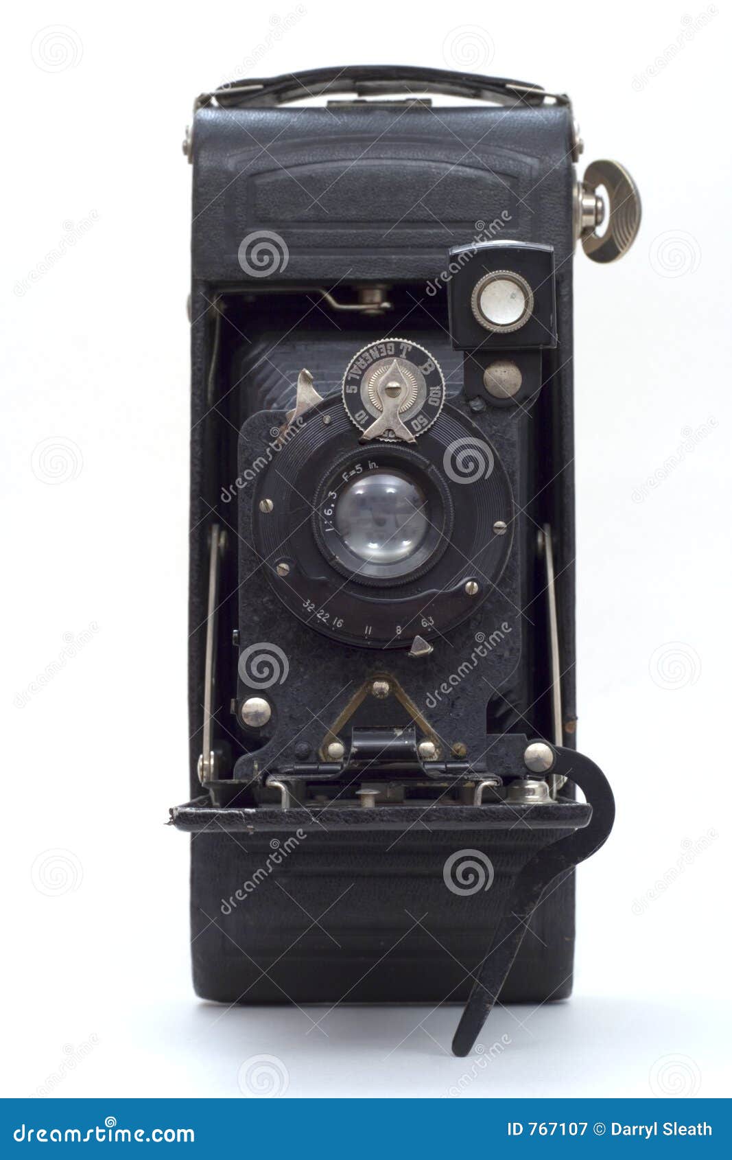 Vintage Camera stock image. Image of battered, aged, outdated - 767107