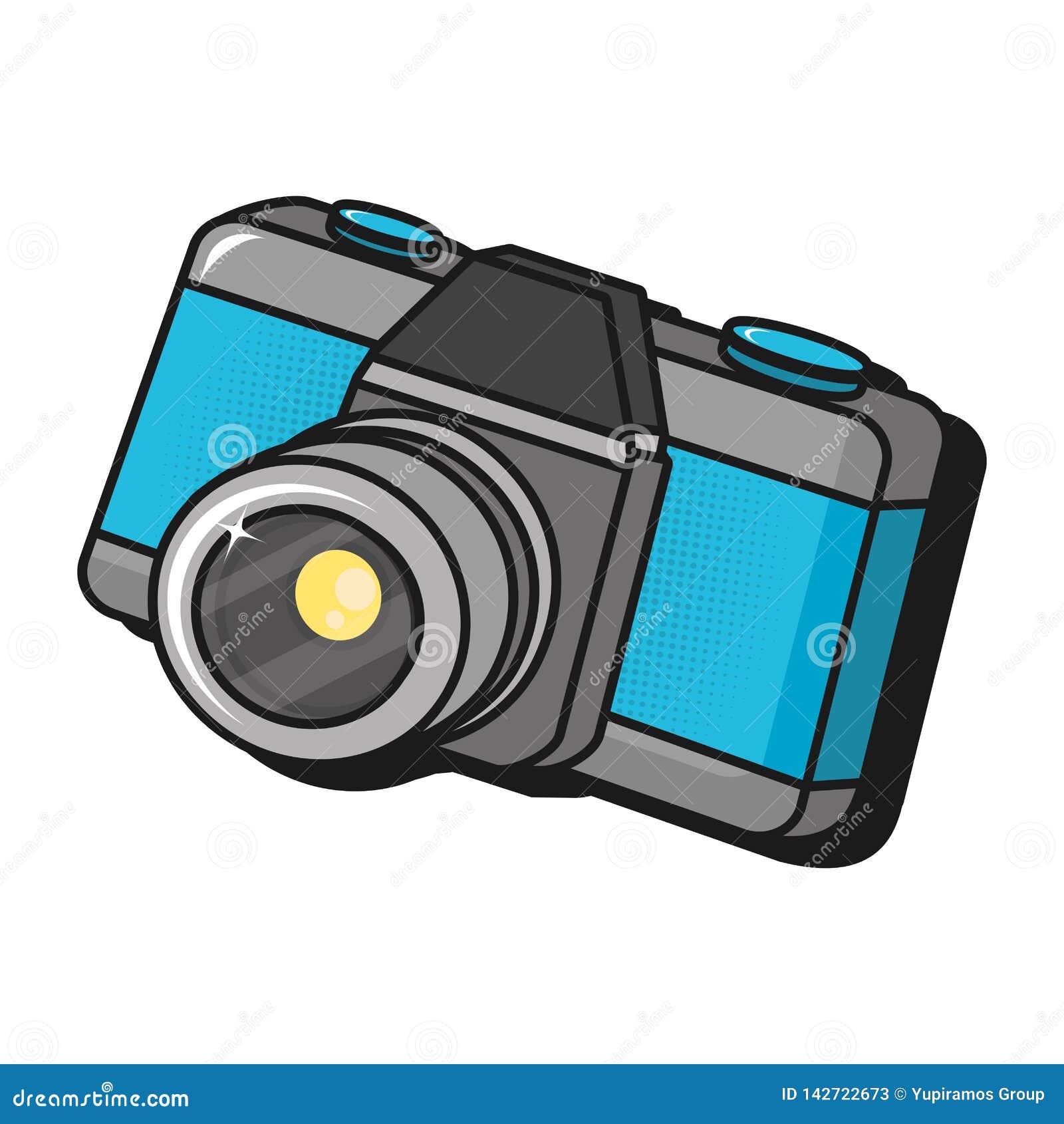 Vintage camera cartoon stock vector. Illustration of cartoon - 142722673