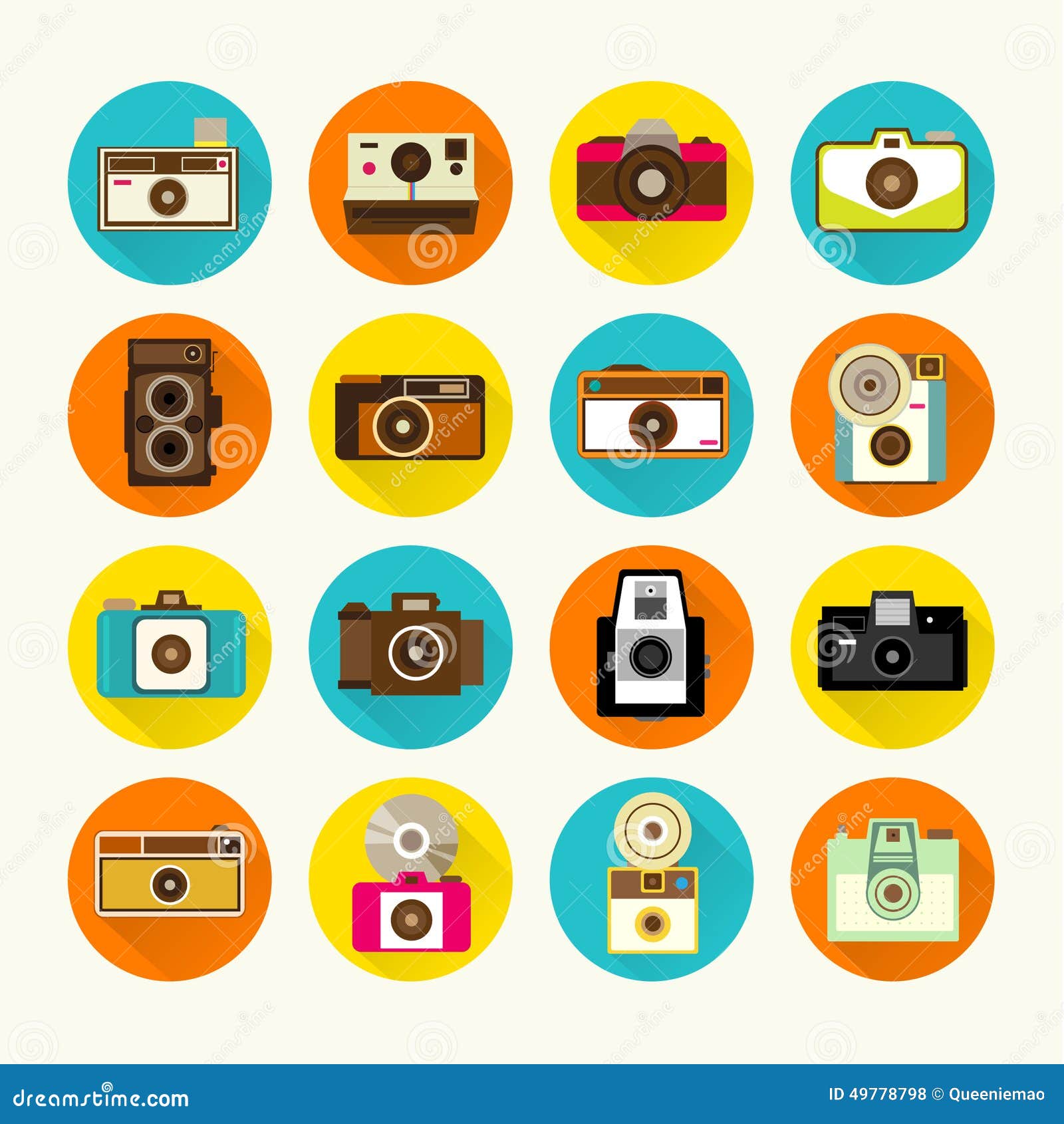Vintage Camera Icon Vector Design Stock Illustration - Illustration of ...