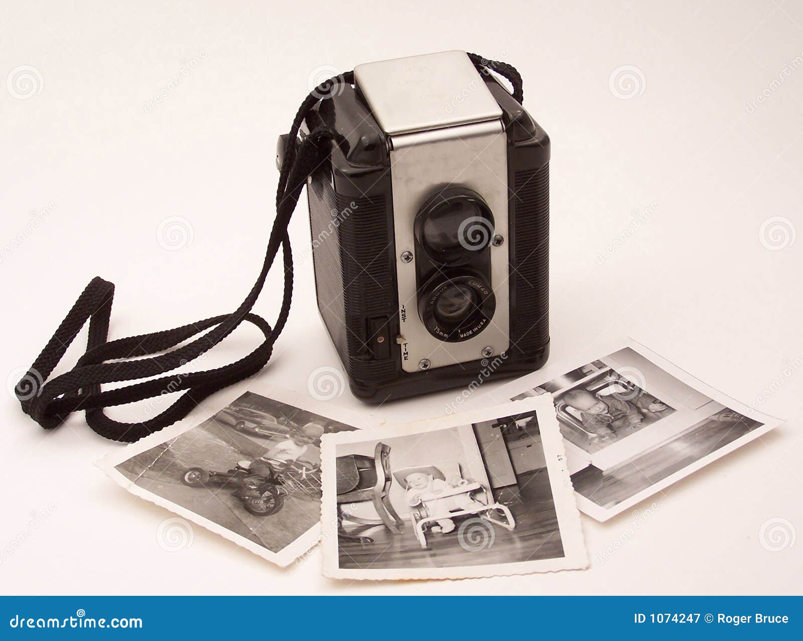 Vintage camera memories stock image. Image of toddler - 1074247