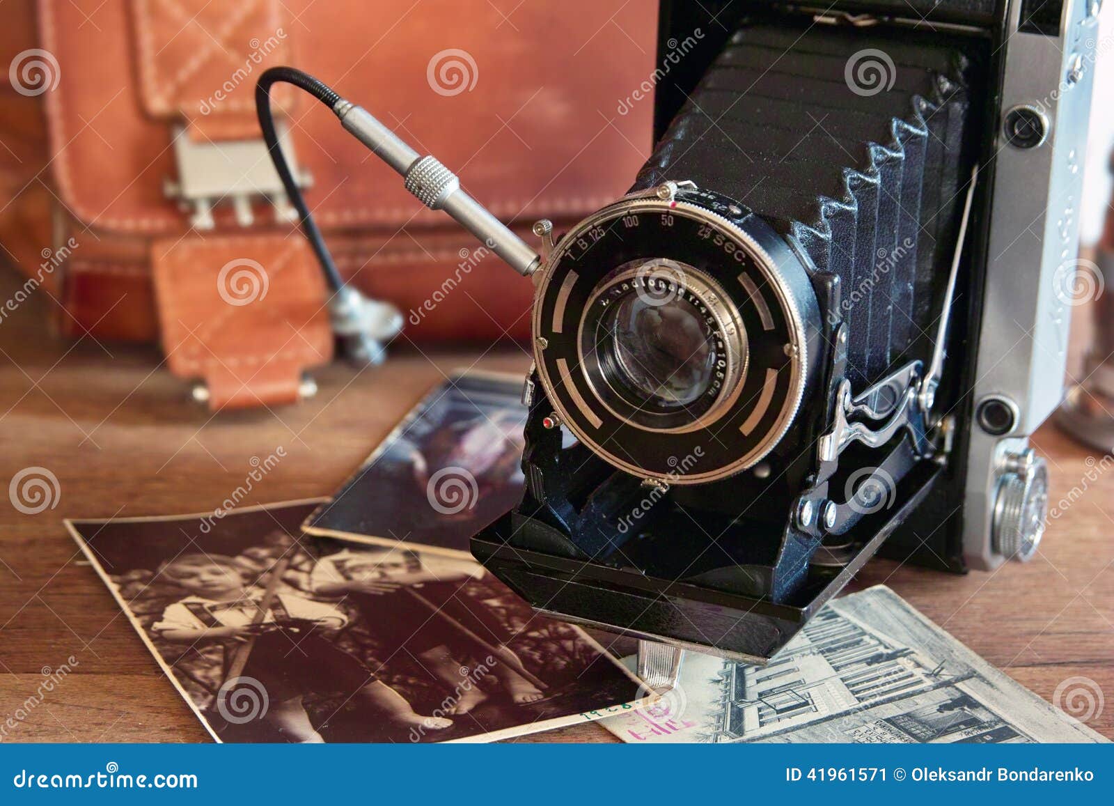 Vintage Camera and Retro Items Stock Image - Image of wooden ...