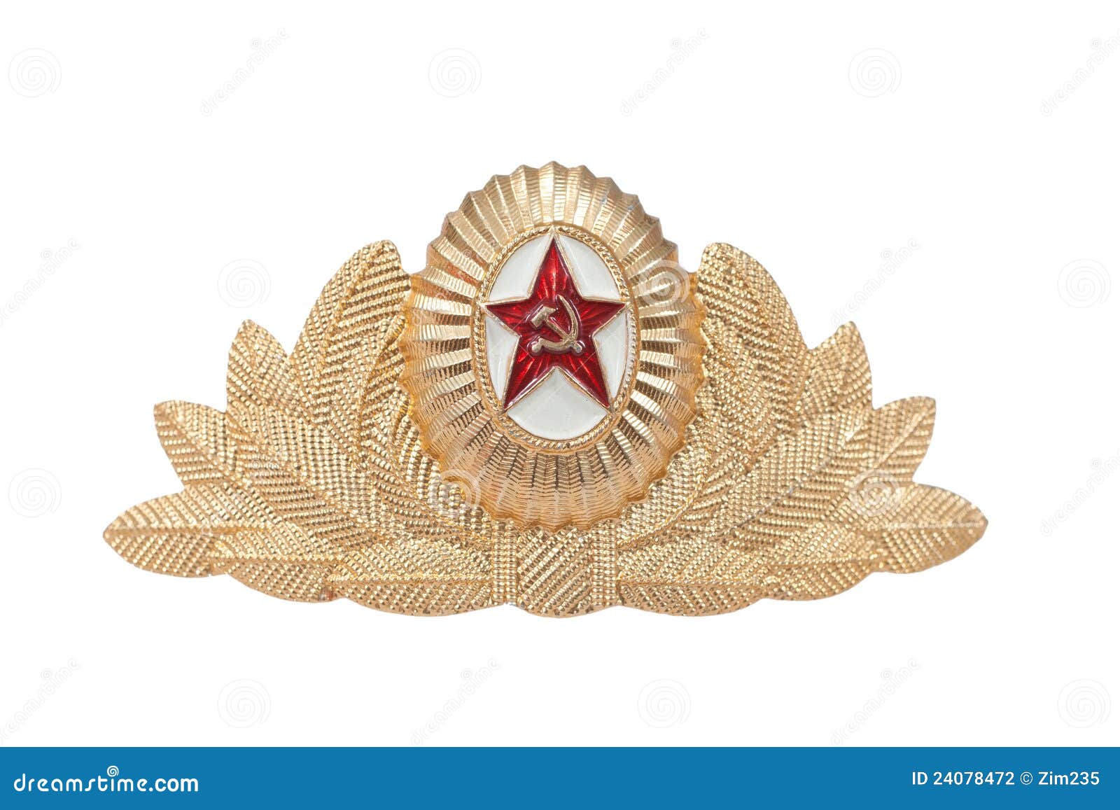 Vintage Cap Badge for the Soviet Army Stock Photo - Image of sign ...
