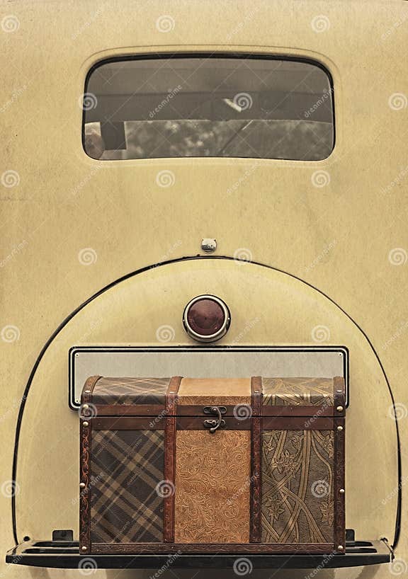 Vintage car stock image. Image of vehicle, rear, retro - 37700053