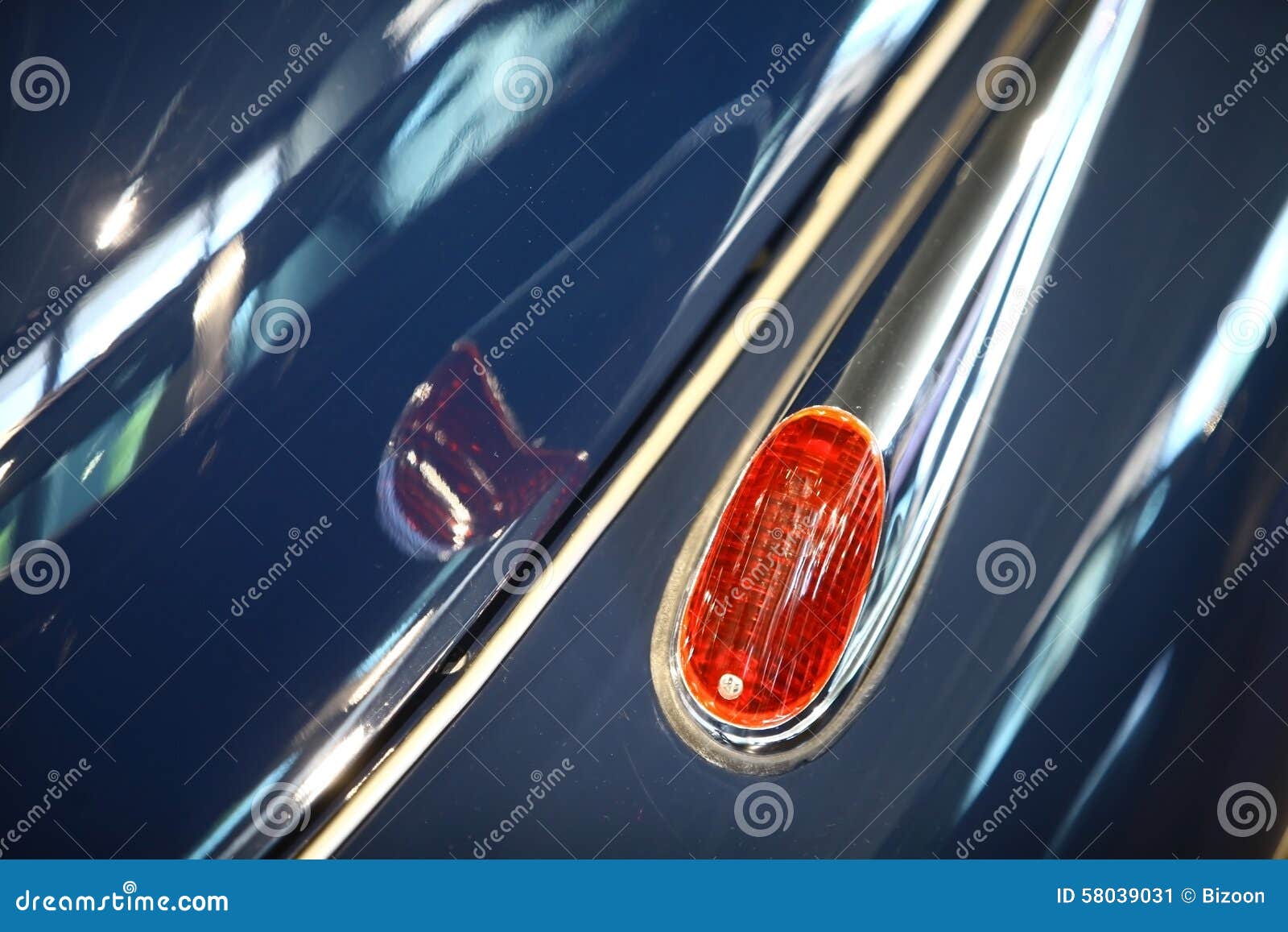 Vintage car break light stock image. Image of classic - 58039031