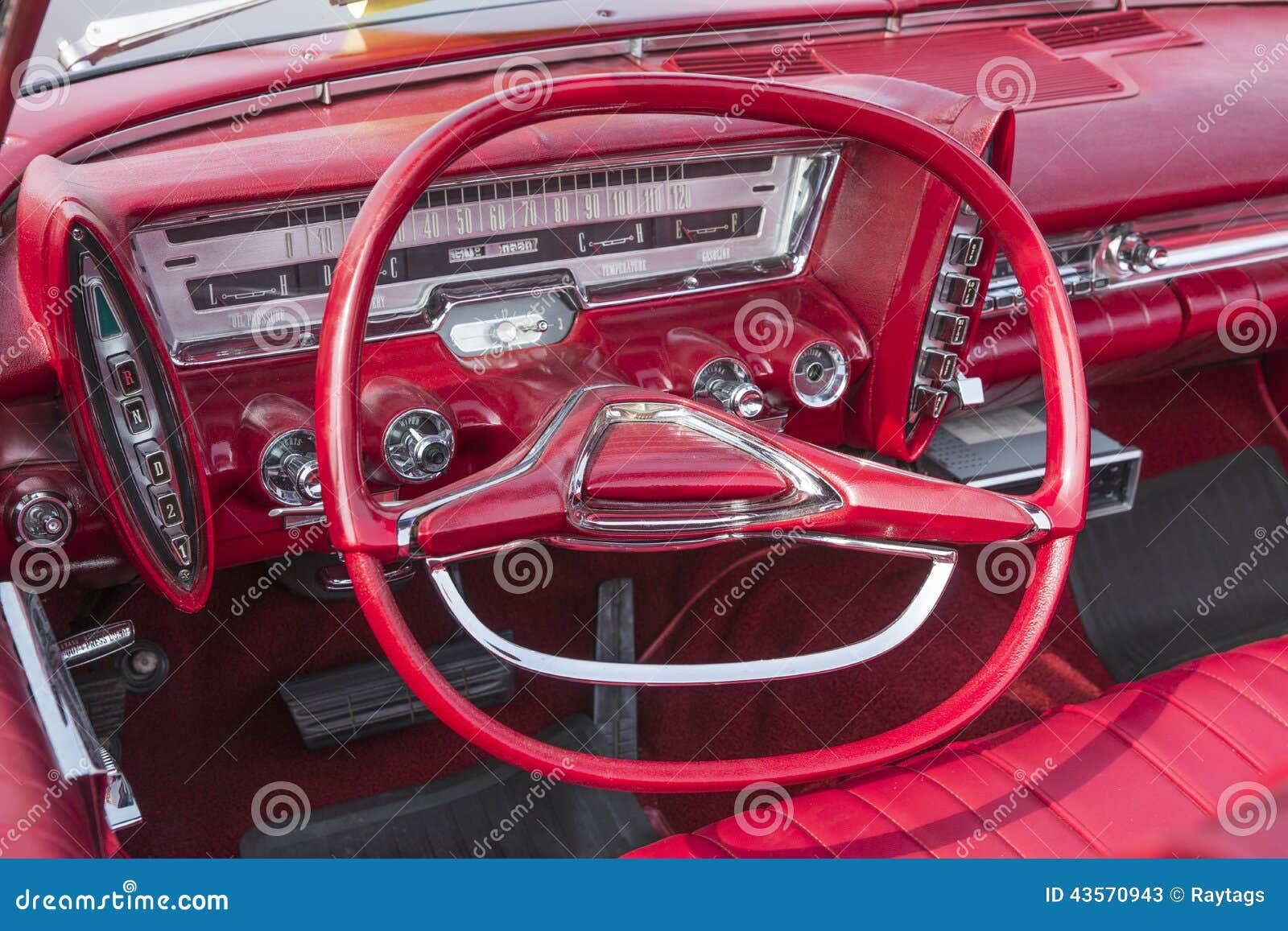 Vintage car dashboard stock image. Image of retro, dash - 43570943