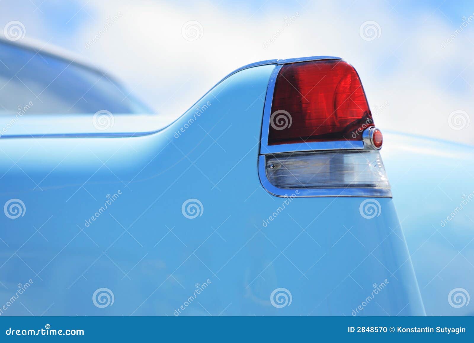 Backlight Of Oldtimer - Historic Car Royalty-Free Stock Photo ...