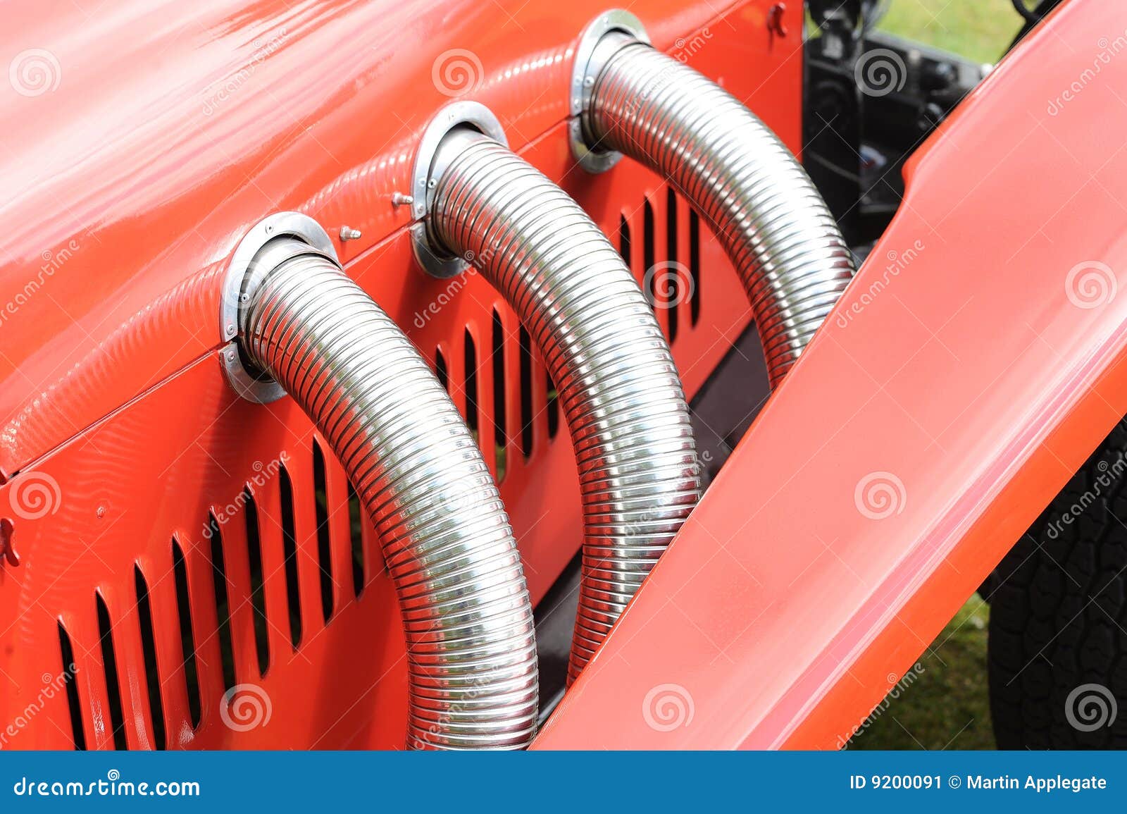 Vintage Car Engine stock image. Image of engineered, pipe - 9200091