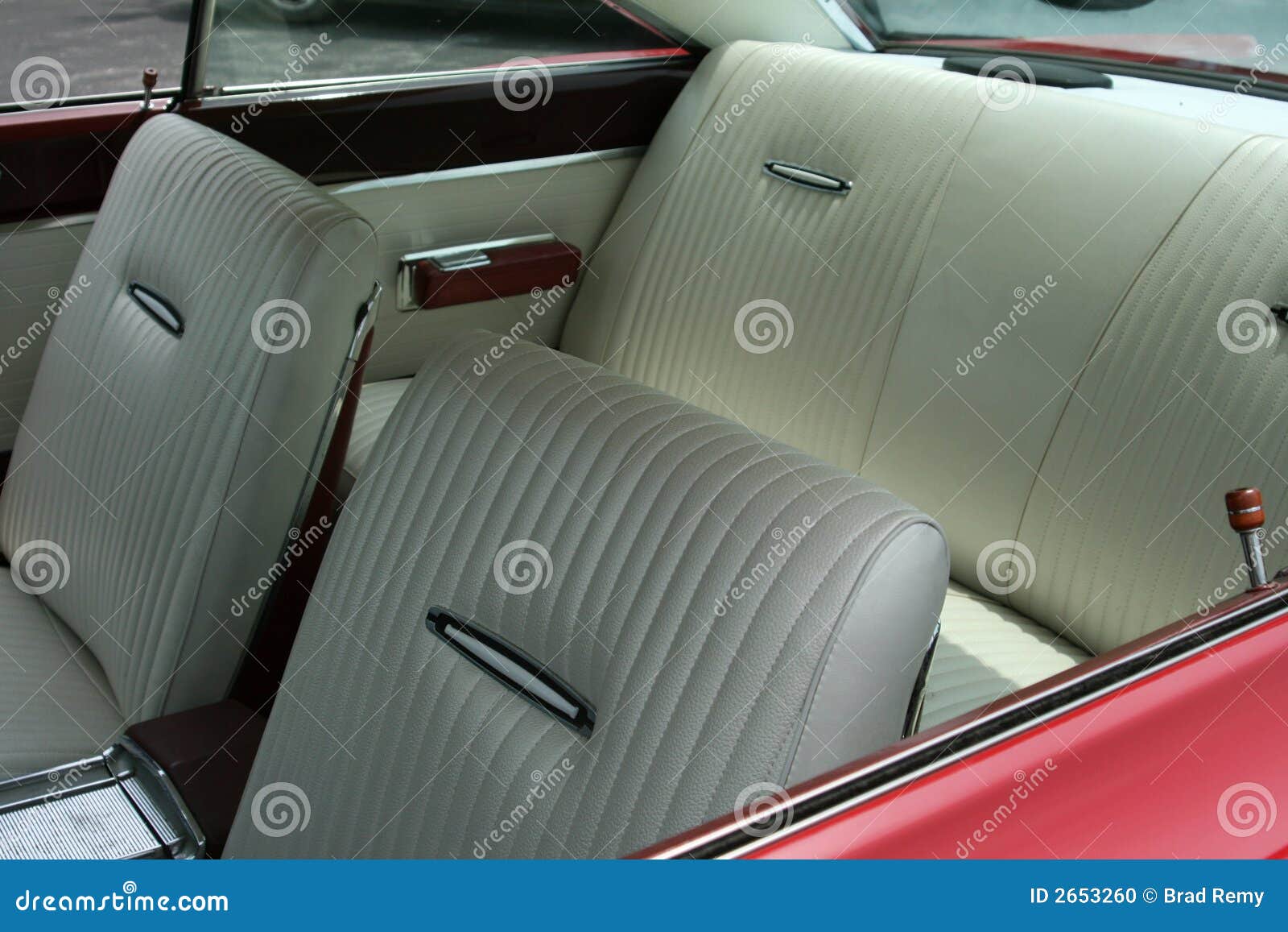 Vintage car interior stock photo. Image of interior, leather - 2653260